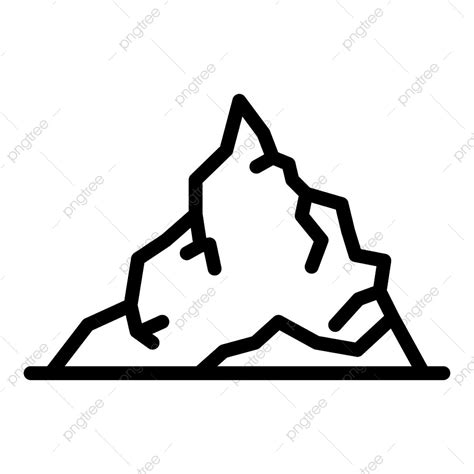 Pile Coal Icon Outline Vector Coal Drawing Outline Drawing Coal