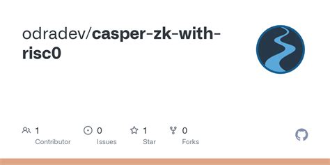 github odradev casper zk with risc0