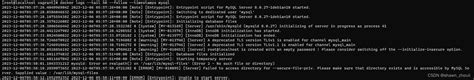 Docker安装mysql启动状态变exiteddocker Mysql Exited Csdn博客