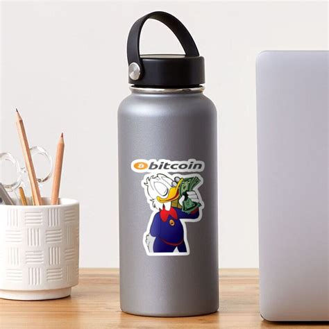 Bitcoin Btc Crypto Millionaire Scrooge Mcduck Sticker For Sale By