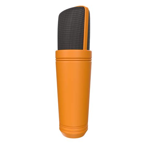 3d Rendering Of Microphone Object Isolated 18929634 Png