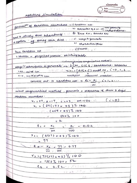 Modelling And Simulation Notes Pdf
