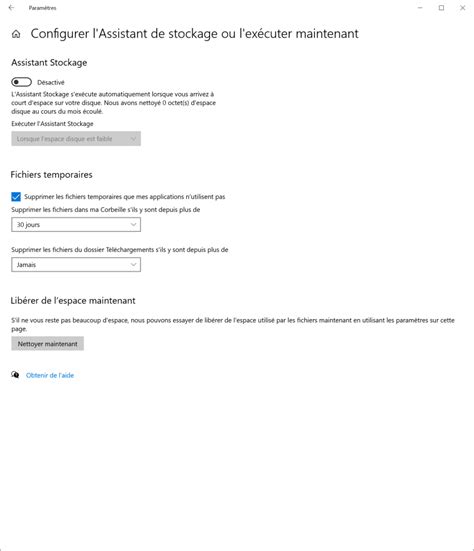 Comment Libérer De Lespace Disque Automatiquement Avec Windows 10 Varcap Informatique