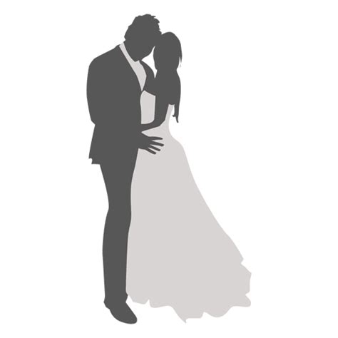 Design Png E Svg De Casal De Noivos Dançando Silhueta 3 Para Camisetas