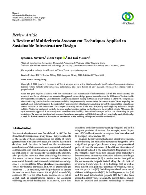 Pdf A Review Of Multicriteria Assessment Techniques Applied To Sustainable Infrastructure Design