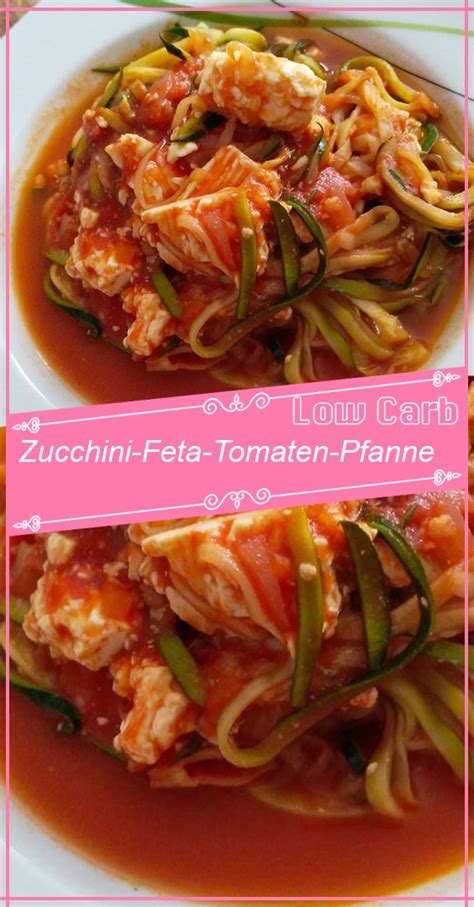 Zucchini Feta Tomaten Pfanne Gesunderezepteme