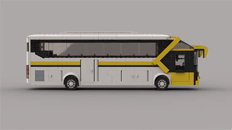 Lego Moc Coach Bus 03 Higer Klq6122 By Yanix Rebrickable Build