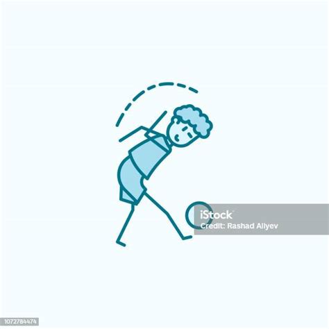 공 필드 개요 아이콘으로 축구 선수입니다 축구 선수 아이콘의 요소입니다 웹사이트 디자인 및 개발 응용 프로그램 개발에 대 한