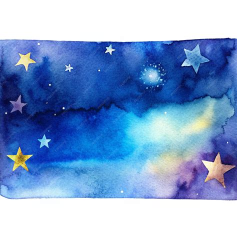 A Drawing Of A Starry Sky With Stars And The Word Starry Premium Ai