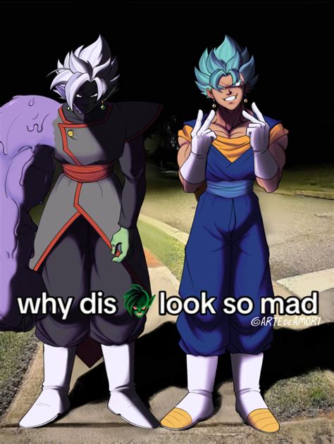 Vegetto Zamasu And Fused Zamasu Dragon Ball And 1 More Drawn By