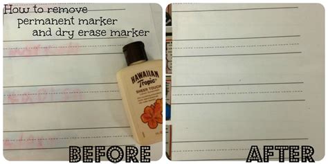 Ms Wilson S Wolves How To Remove Permanent Marker Or Dry Erase Marker