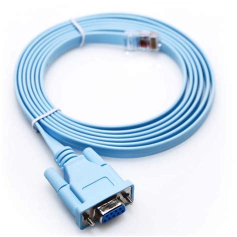 CISCO Rollover Console Command 72 3383 01 DB9 To RJ45 Cable