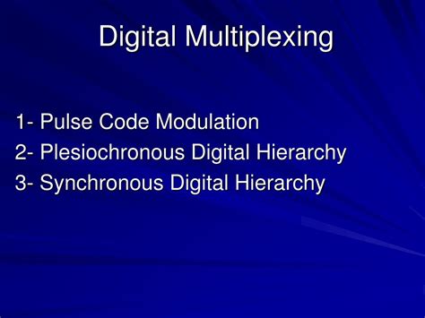 Ppt Digital Multiplexing Powerpoint Presentation Free Download Id