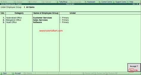How to Create Employee Groups in Tally