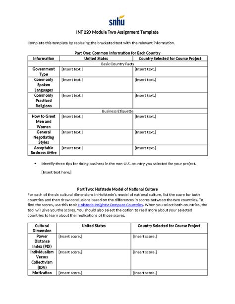 Int 220 Module Two Assignment Template Int 220 Module Two Assignment