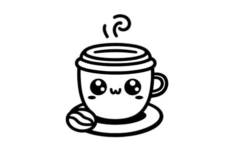 Cute Coffee Cup Vector Graphic Coffe Png Graphic By Artful Assetsy