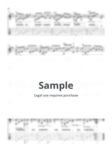 Guitar Fingerstyle Solo Tab Staff By Steven S Strings Studio