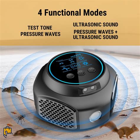 Smart Ultrasonic Pest Repeller Indoor 360° Coverage Dbzon