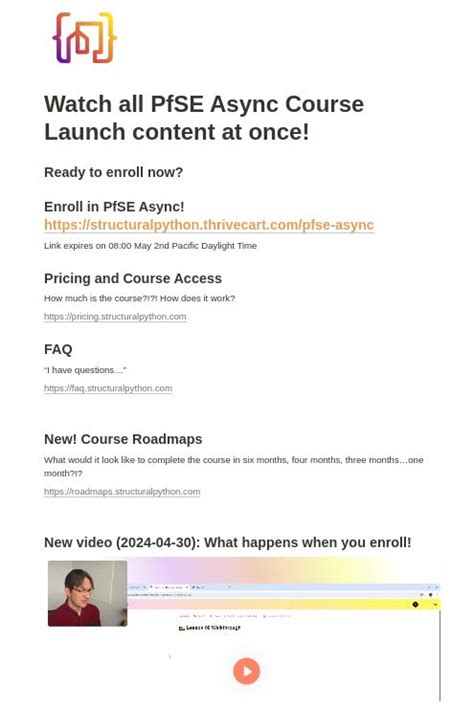 Structuralpython On Linkedin Omg The Pfse Async Launch This Week Has