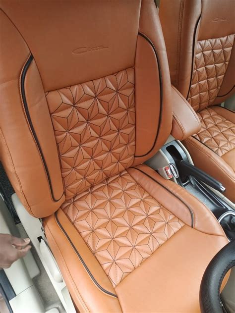 Tata Nexon Diamond Series 3d Custom Nappa Leather Car Seat