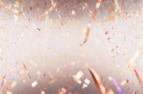Premium Photo Rose Gold Confetti Background Abstract Holiday Wallpaper