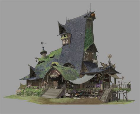 场景原画单体建筑创意设计作品图片素材 站酷zcool