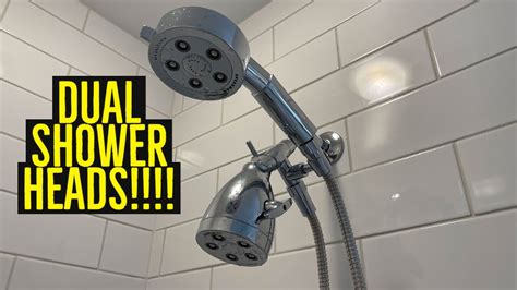 Dual Shower Head Shower The Ultimate Configuration Youtube