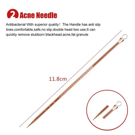 4 8pcs Acne Pin Pimple Extractor Risk Free Pimple Grandado