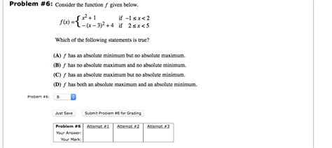 solved problem 6 consider the function f given below x2