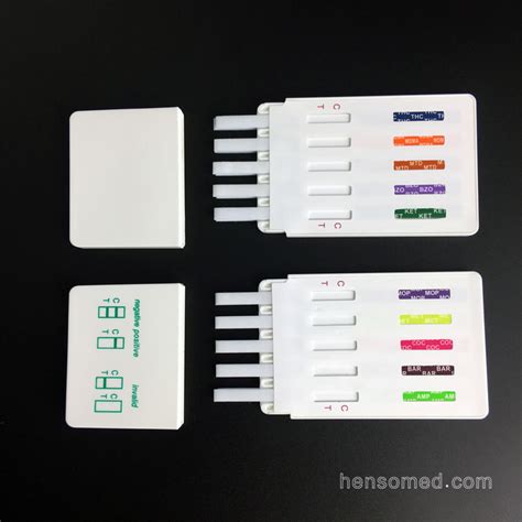 In Multi Panel Urine Drug Test Dip Card Hensotest