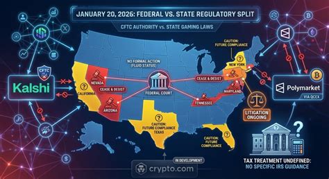 U S Prediction Market Legal Status 2026 State By State Guide