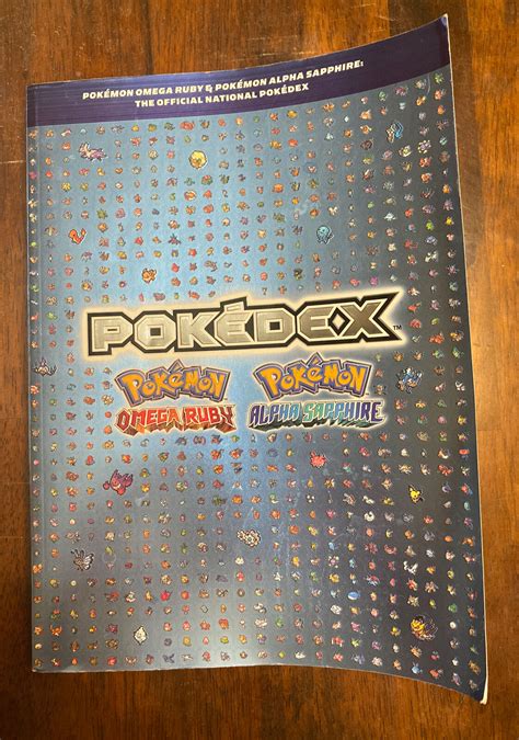 Pokemon Omega Ruby Alpha Sapphire Pokedex Strategy Guide 3ds Values Mavin