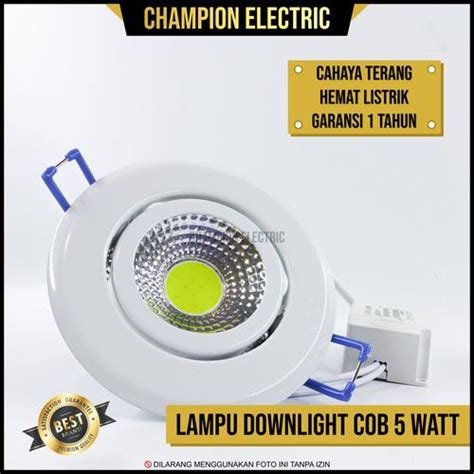 Jual Lampu Downlight W W Watt Watt Sorot Spotlight Led Spot Garansi Putih White