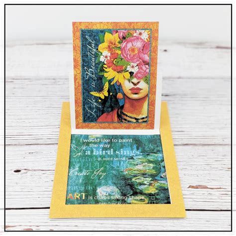 Step By Step Slider Easel Card Tutorial Graphic 45 Papers