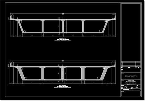 cad lisp and tips lisp a bridge dimension drawing in 10 seconds