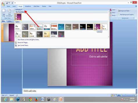 How To Make Animation Using Microsoft Powerpoint Windows 8 Pgt436e