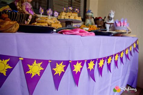 Karas Party Ideas Tangled Rapunzel Birthday Party Karas Party Ideas