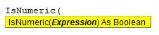 Vba Isnumeric How To Use Excel Vba Isnumeric