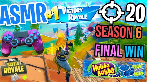 ASMR Gaming Fortnite Final Victory Relaxing Gum Chewing Scuf