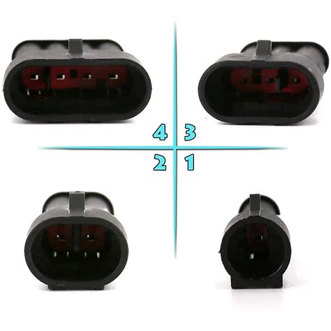 Starfire 352pcs Hid Waterproof Connectors 1 2 3 4pin 26sets Car