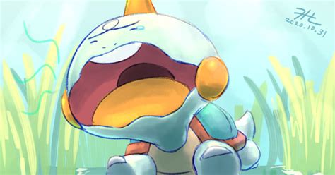 Pokémon One Hour Drawing Chewtle カムカメ Pixiv