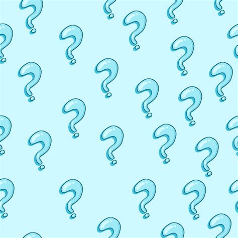 Premium Vector Vector Seamless Pattern Of Question Marks Quiz Background