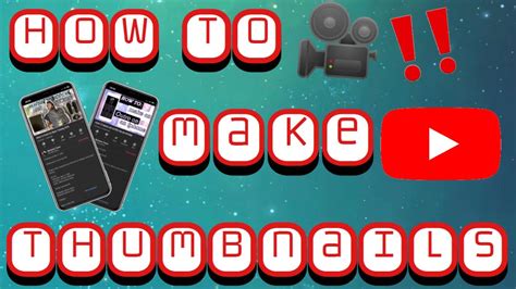 HOW TO MAKE THUMBNAILS ON AN IPHONE YouTube