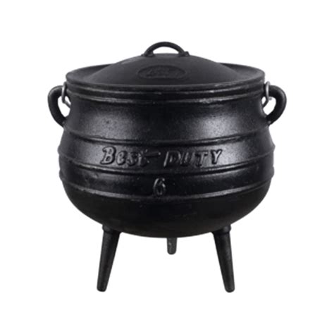 Cast Iron Potjie Pot No14 3 Leg Black Core Catering
