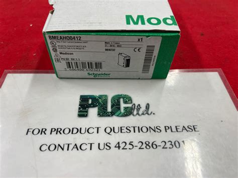 modicon bmeaho0412 x80 analog 4 ch output current isolated hart module