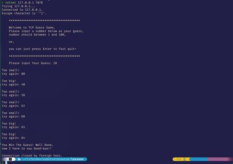 Github Arstmantcp Guess Game Rust The Guess Game In A Tcp Stream