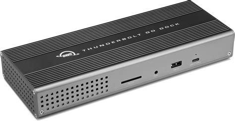 Amazon Com OWC Thunderbolt Go Dock Ports Built In Power Supply W Charging TB USB C