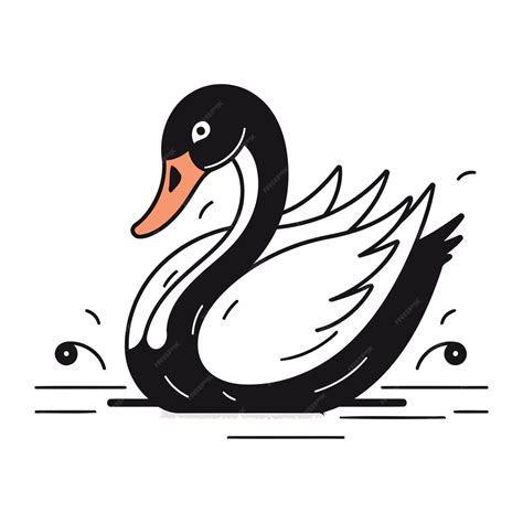 黒い天 白い背景に孤立したベクトルイラスト プレミアムベクター