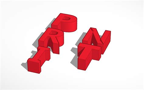 3d Design Fonttype Magazine Tinkercad