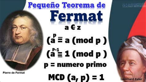 Matemáticas Discretas El Pequeño Teorema De Fermat Aritmética Modular